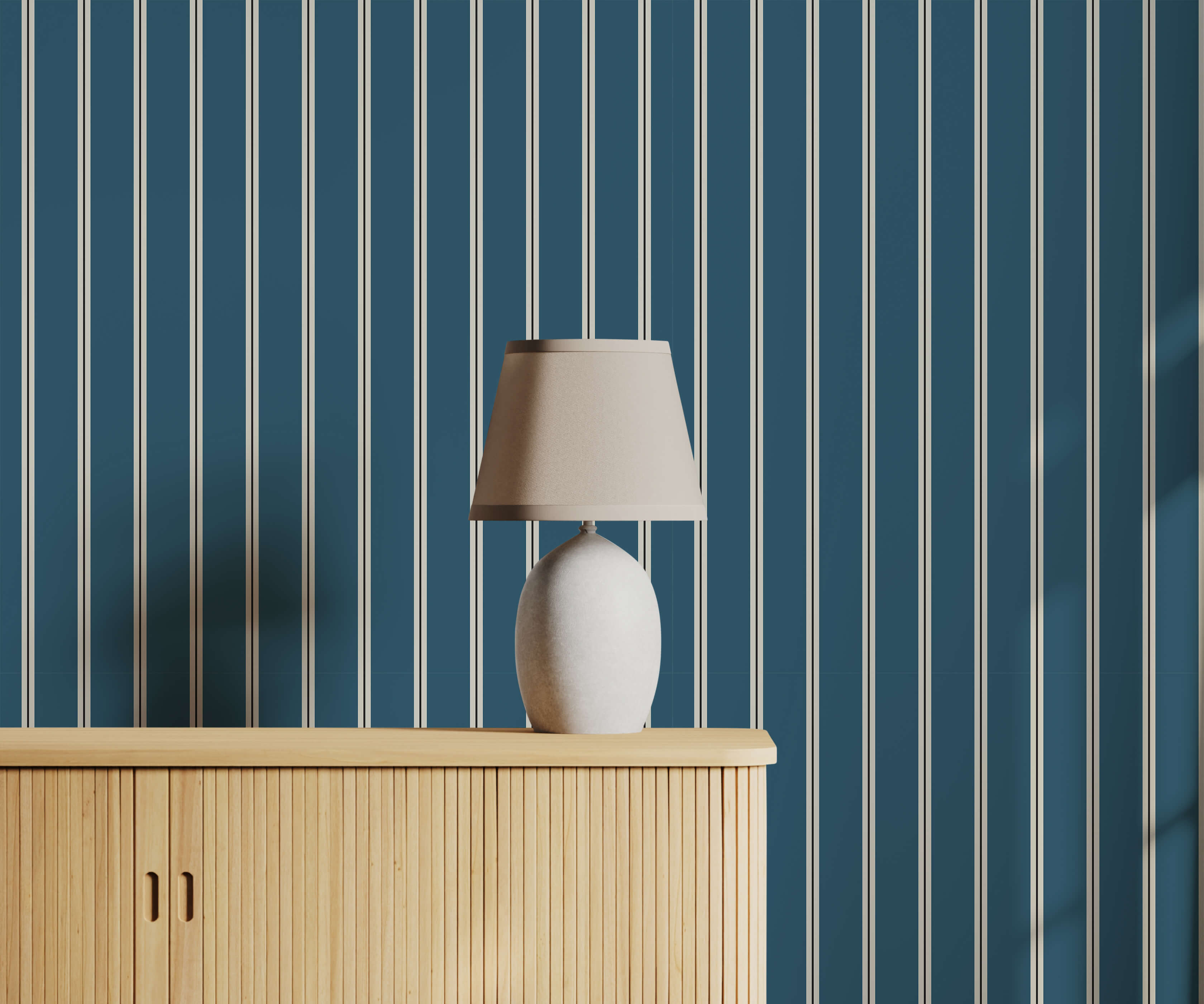 Pinstripe Wallpaper – Bobbi Beck
