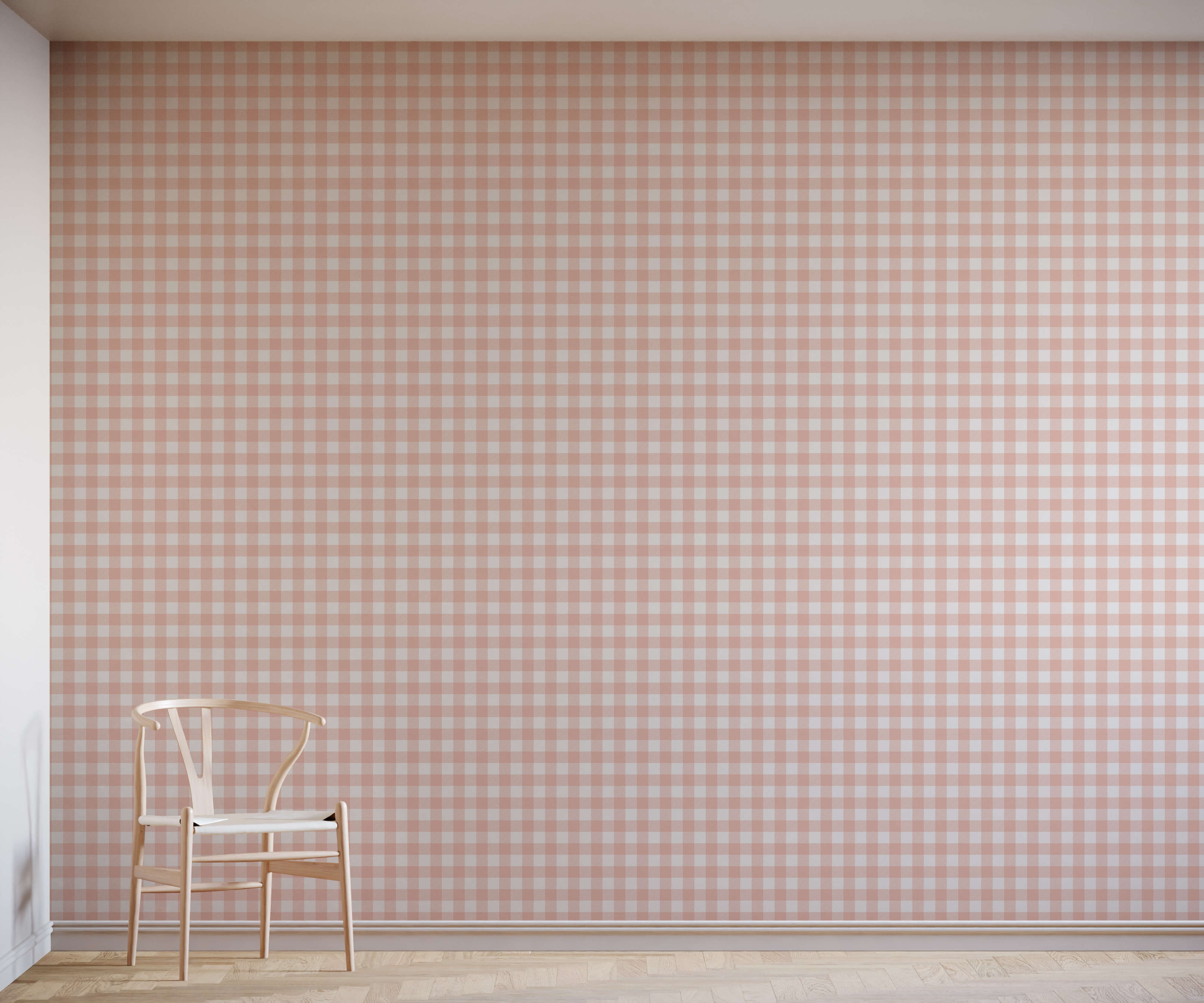 Gingham Pattern Wallpaper – Bobbi Beck